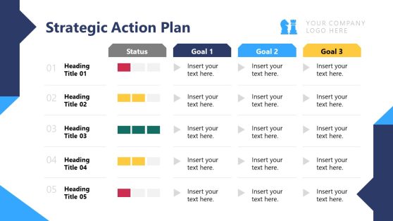 Strategic Action Plan Slide - SlideModel