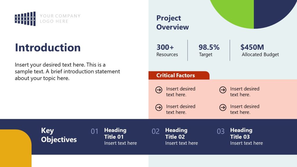 Project Overview Introduction Slide - SlideModel