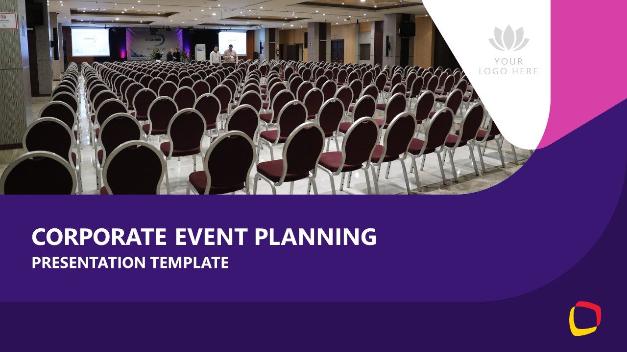 Title Slide - Corporate Event Planning Template - SlideModel