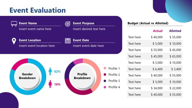 Event Evaluation PowerPoint Slide - SlideModel