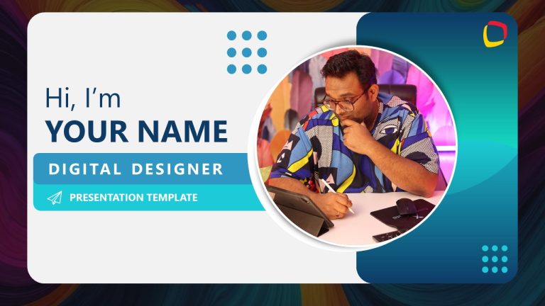 Title Slide - Digital Designer PPT Template - SlideModel