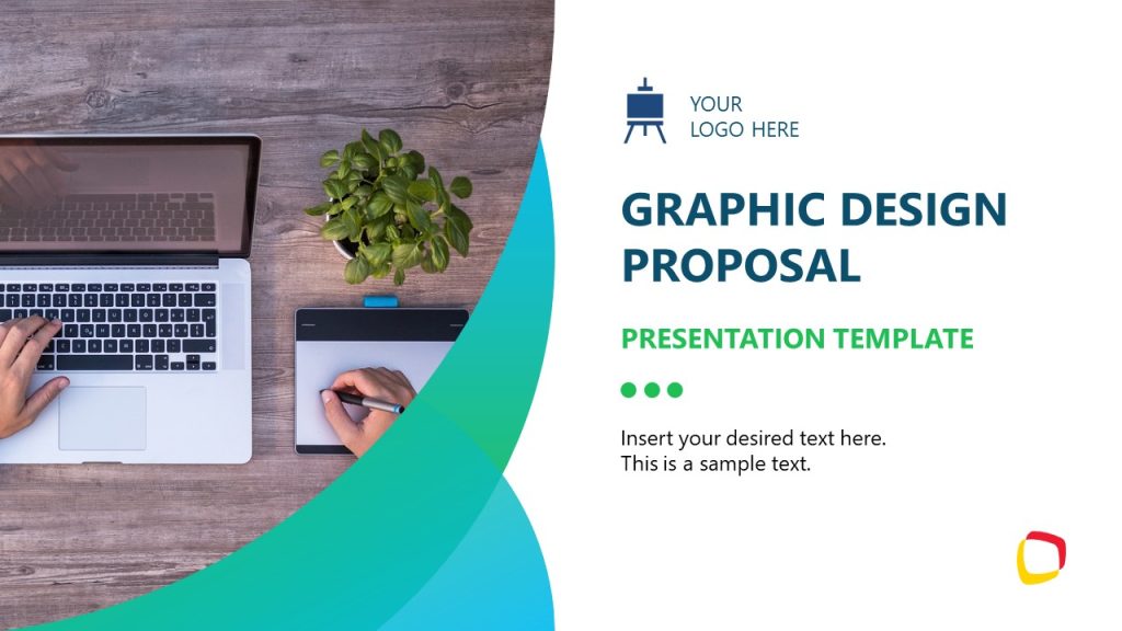 Graphic Design Proposal Template Slide - SlideModel