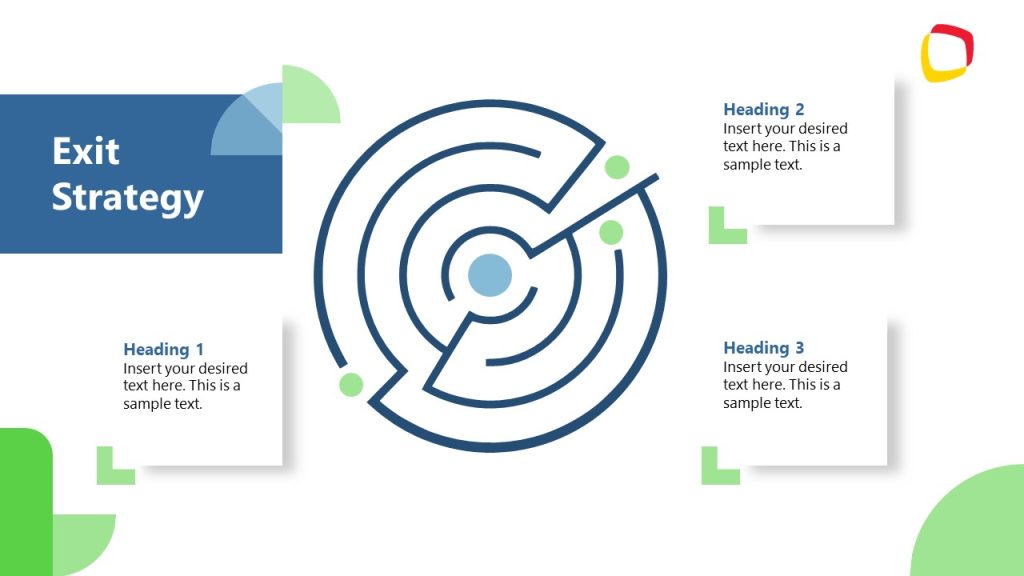 Exit Strategy Slide with Creative Diagram - SlideModel