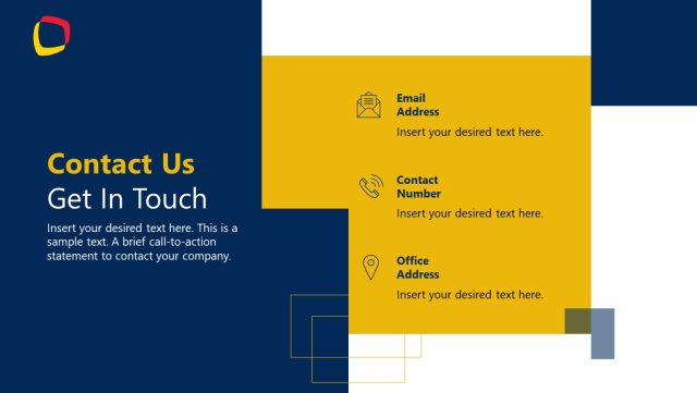 Get in Touch PPT Slide - Client Meeting Template - SlideModel