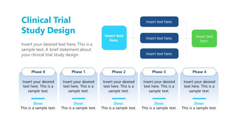 Customizable Clinical Trial Study Design Slide - SlideModel