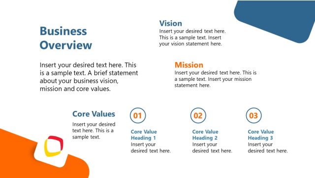 Business Overview Slide for Presentation - SlideModel