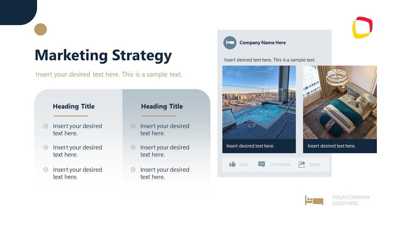 Hotel Brand Business Plan PowerPoint Template