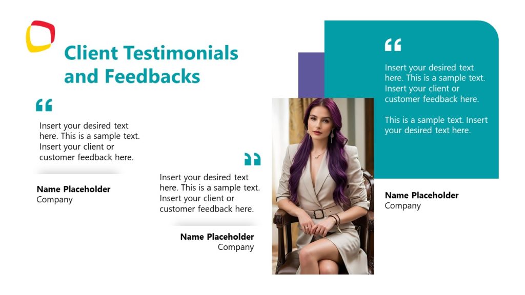Client Testimonials and Feedbacks PowerPoint Slide - SlideModel