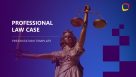 Title Slide - Professional Law Case Template - SlideModel