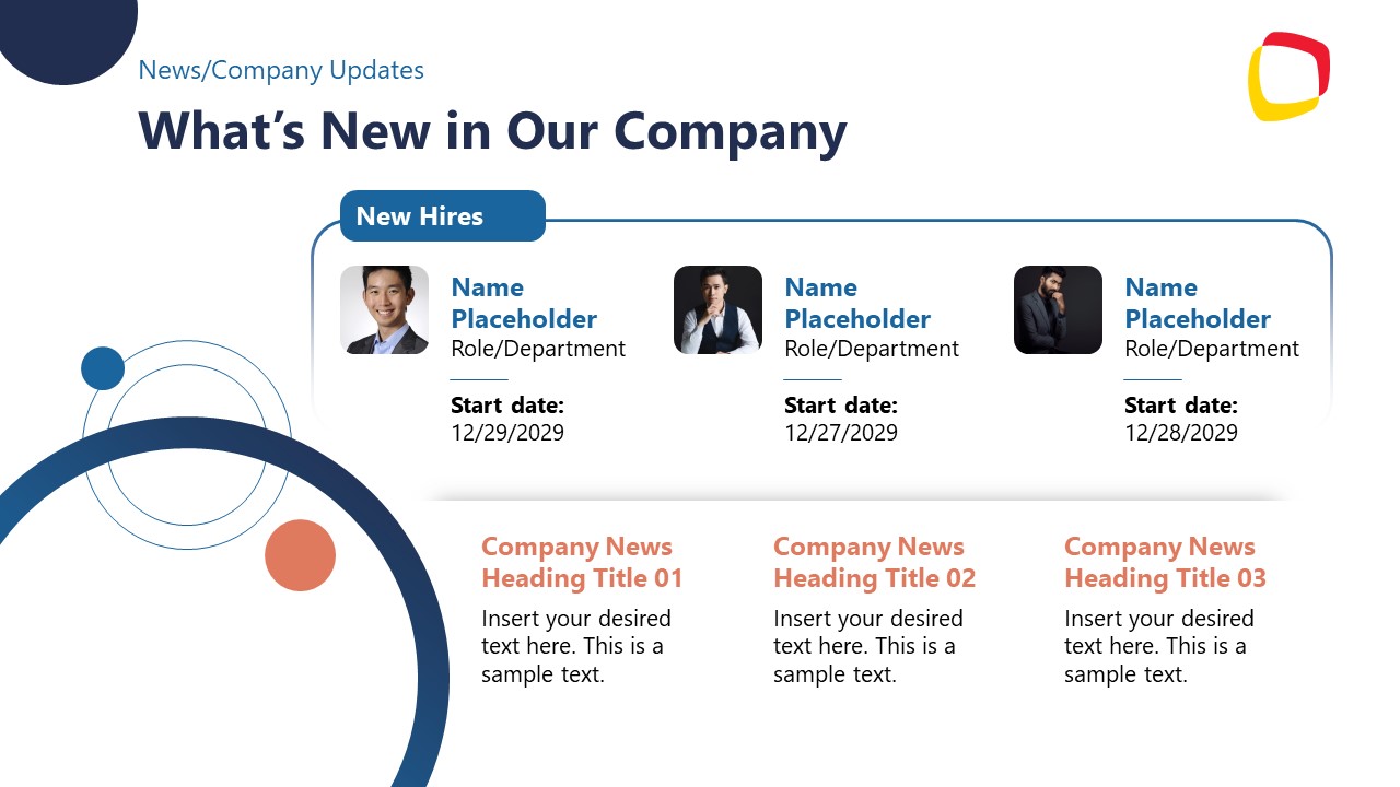 Daily Product Team Updates PowerPoint Template