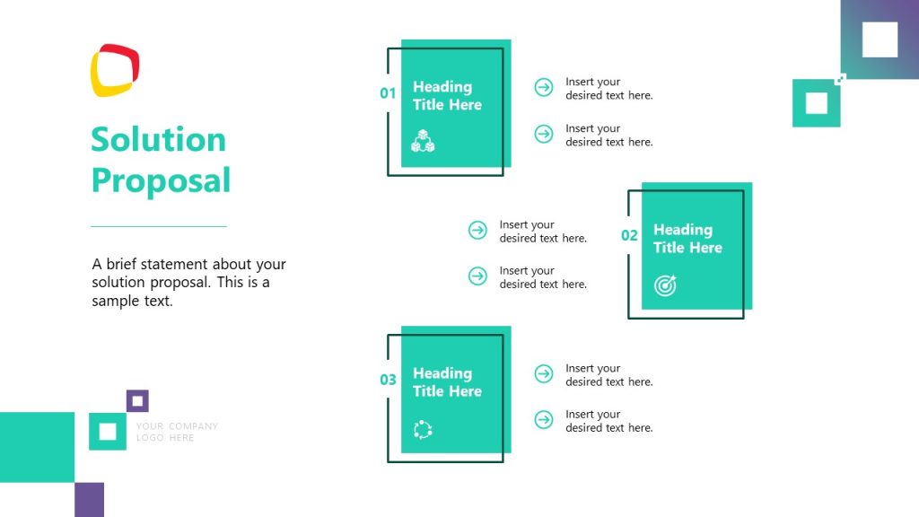 Solution Proposal PowerPoint Template Slide - SlideModel