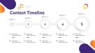 Contest Timeline Slide - Sales Contest PPT Template - SlideModel