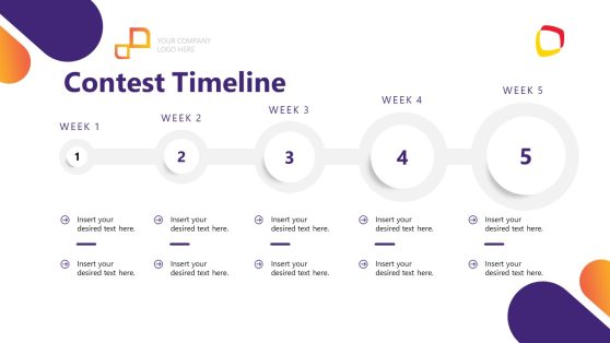 Contest Timeline Slide - Sales Contest PPT Template - SlideModel