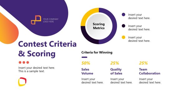 Contest Criteria and Scoring Slide - Sales Contest Template - SlideModel