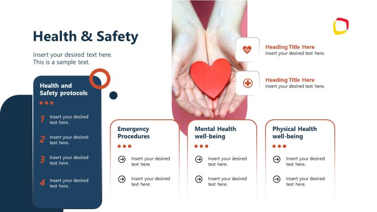 Editable Health & Safety PowerPoint Template Slide - SlideModel