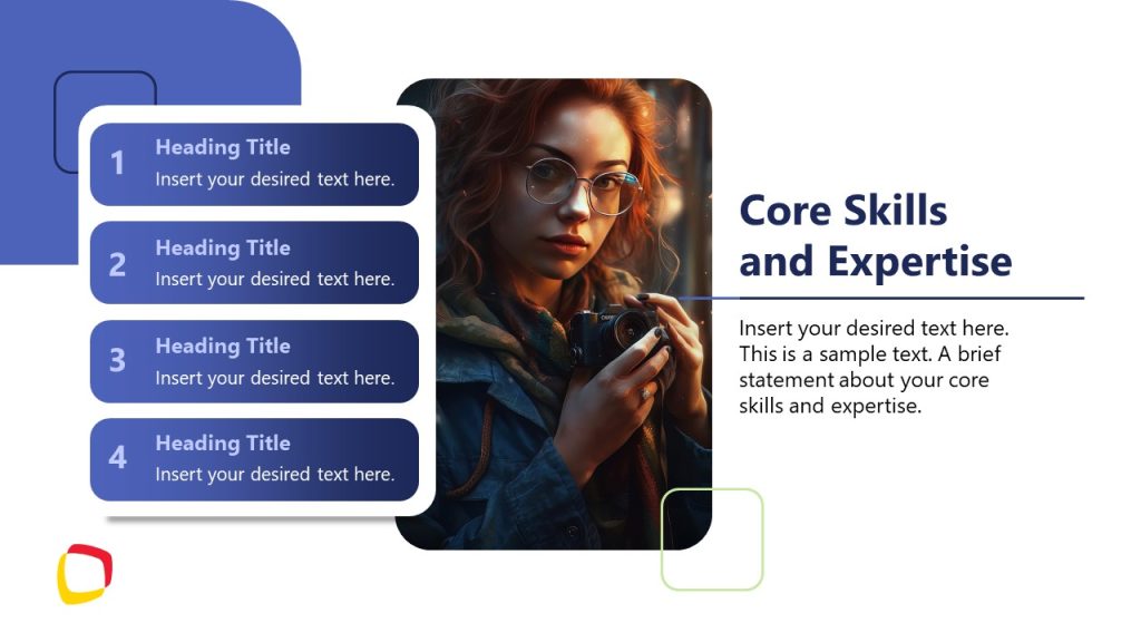Core Skills and Expertise Presentation Slide - SlideModel
