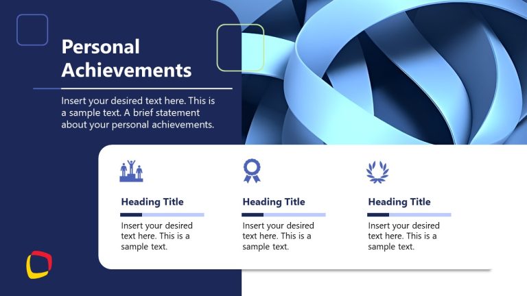 Personal Achievements PPT Template Slide - SlideModel