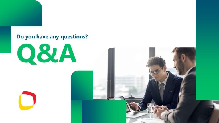 Q&A Slide - Board Meeting Template - SlideModel