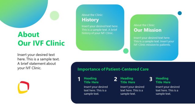 About Our IVF Clinic - IVF Clinic Template - SlideModel