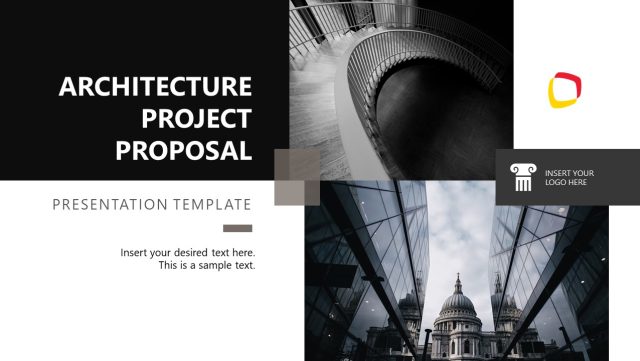 Architecture Project Proposal Template - Cover Slide - SlideModel