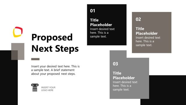 Proposed Next Steps Slide for Presentation - SlideModel