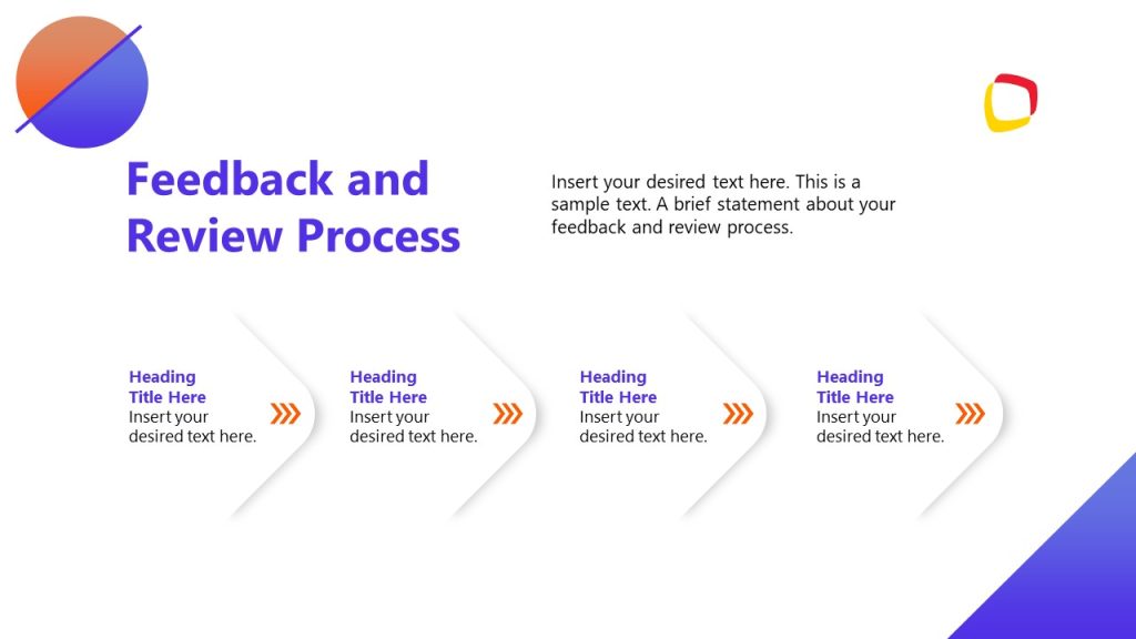 Feedback & Review Process Presentation Slide - SlideModel