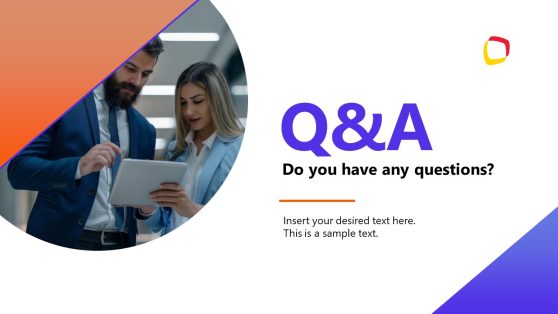 Questions Slide for Project Assignment PPT Template - SlideModel