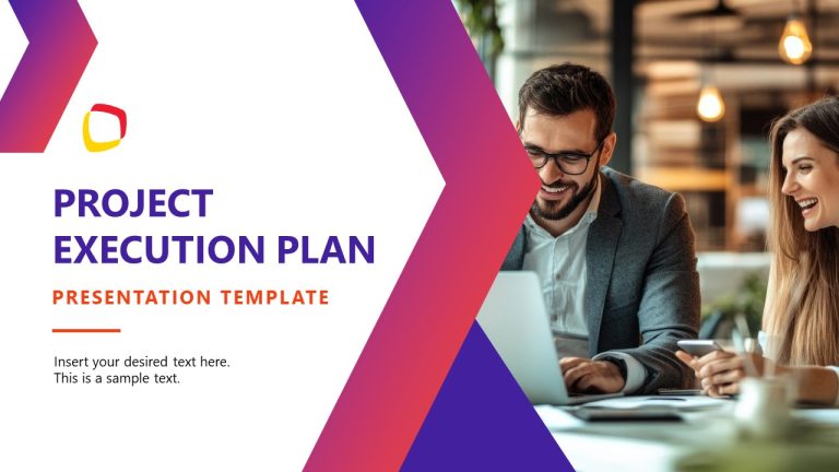 Cover Slide - Project Execution Plan PPT Template - SlideModel