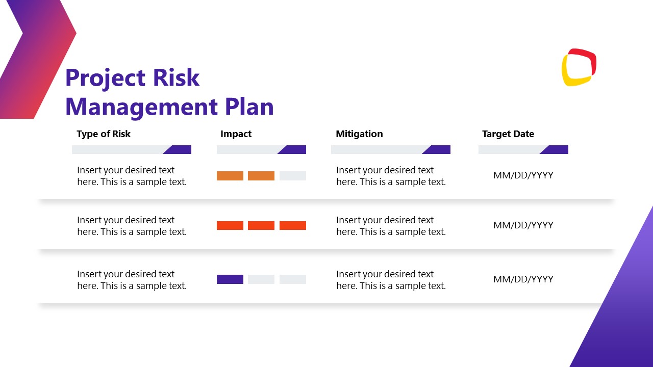 Project Execution Plan PowerPoint Template