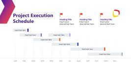 Project Execution Schedule Slide PPT Template - SlideModel