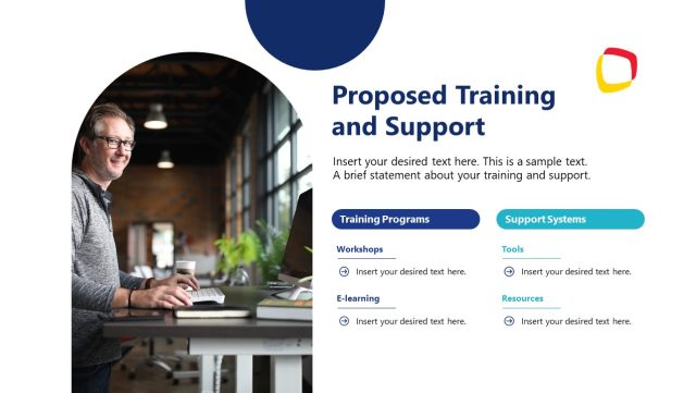 Proposed Training & Support Slide - SlideModel