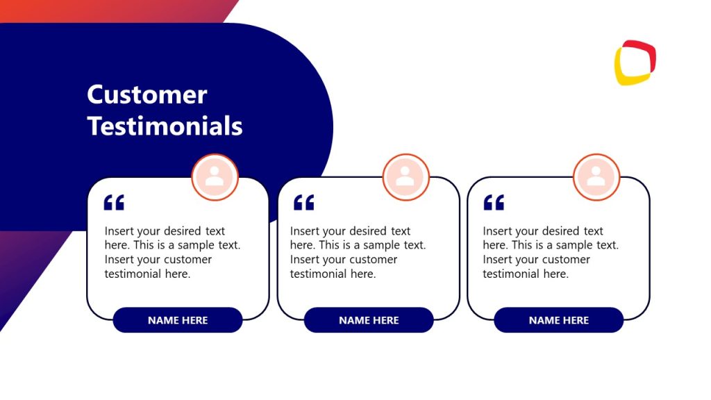 Client Testimonials Slide - Retail Product Template - SlideModel
