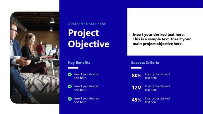 Project Objectives Slide - Steering Committee Template - SlideModel