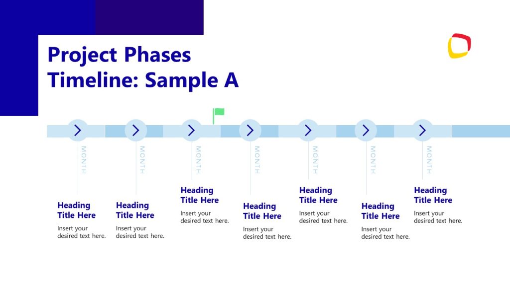 Project Timeline Diagram PPT Slide - SlideModel