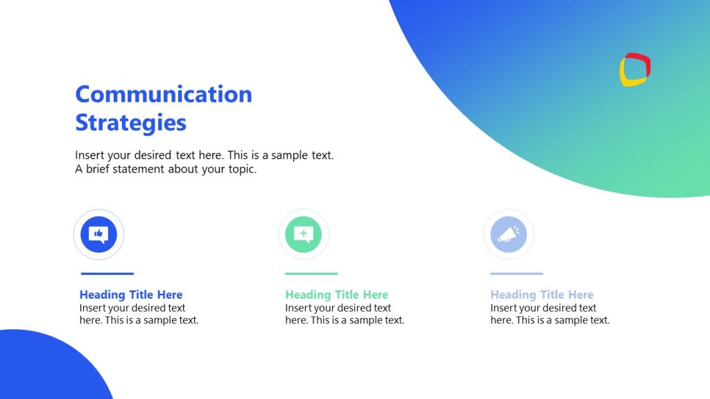 Communication Strategies Slide for PowerPoint - SlideModel