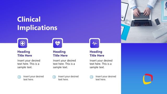 Clinical Implications Slide with Graphical Icons - SlideModel