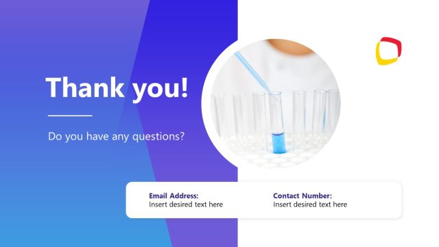 Thank You Slide with Gradient Colors - SlideModel