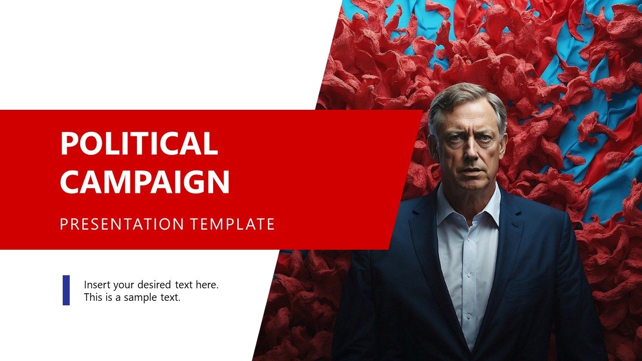 Cover Slide - Political Campaign PPT Template - SlideModel
