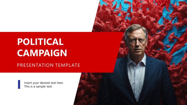 Cover Slide - Political Campaign PPT Template - SlideModel