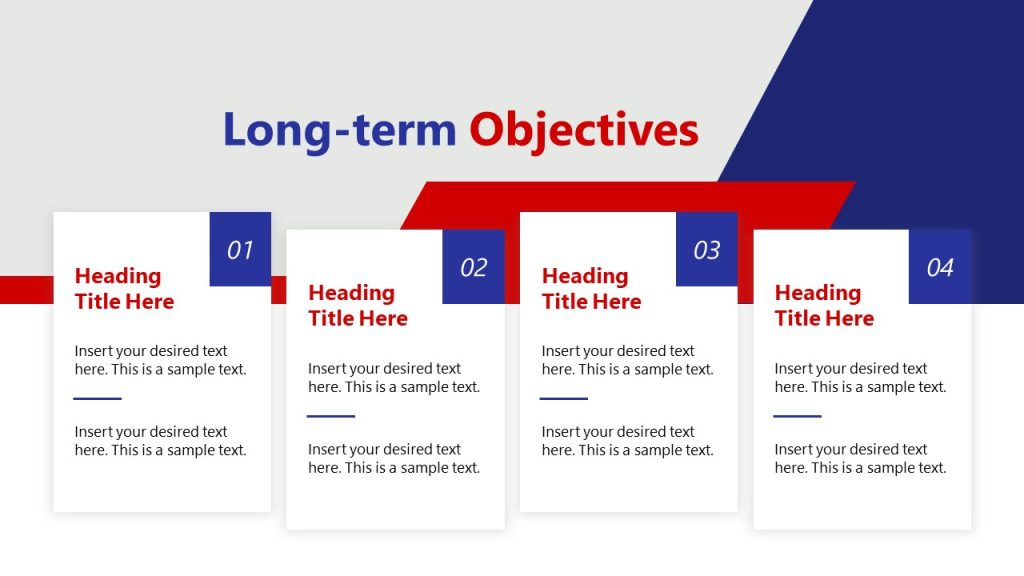 Long Term Objectives Template for PowerPoint - SlideModel