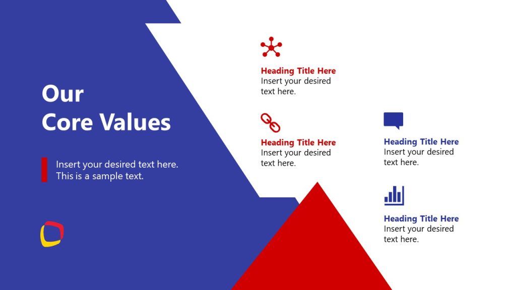 Our Core Values PPT Slide - Political Campaign Template - SlideModel