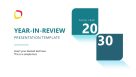 Cover Slide - Year-in-Review Presentation Template - SlideModel