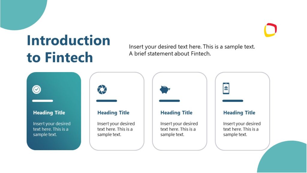 Introduction to Fintech Presentation Slide - SlideModel