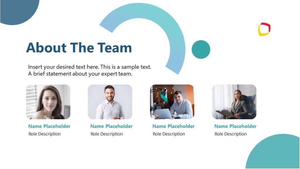 Team Introduction Slide Template - Fintech Banking Presentation ...