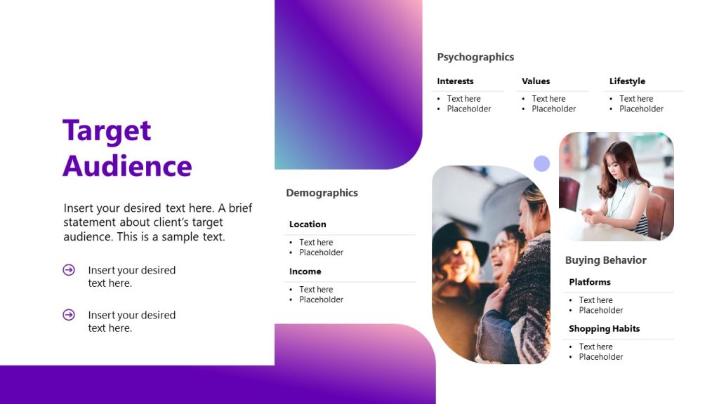 Target Audience Slide - Social Media Proposal Slide Template - SlideModel
