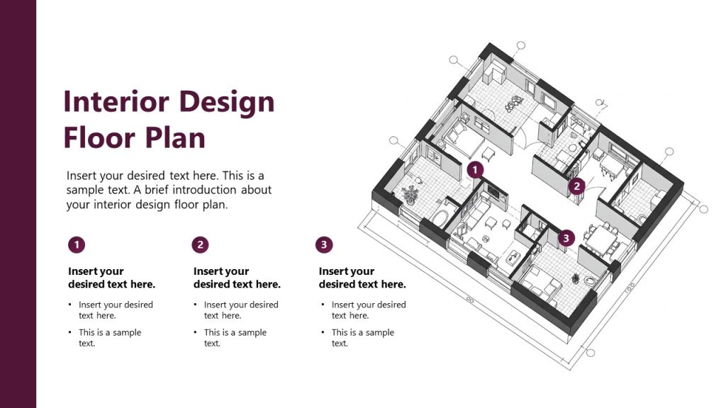 Floor Plan Design - Interior Design Project PPT Template - SlideModel