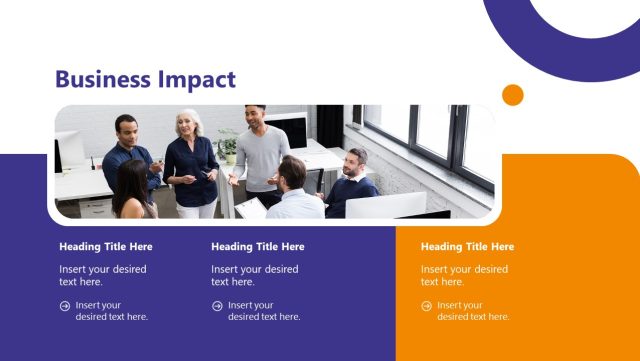 Business Impact Data Presentation - SlideModel