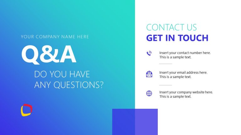 Q&A Slide - Business Turnaround Presentation Template - SlideModel