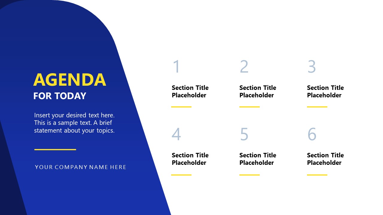 Agenda Slide - HR Transformation PPT Slide Template - SlideModel