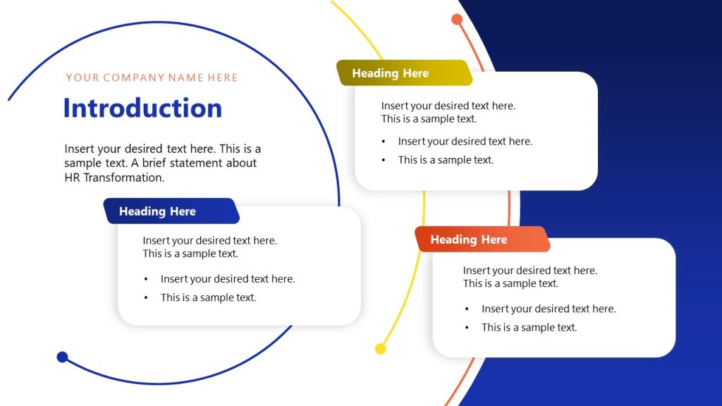 Introduction Presentation Slide - HR Transformation Template - SlideModel